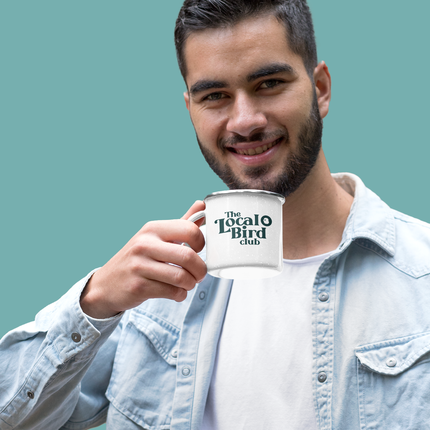 Bird Buddy Club Enamel Mug Bird Buddy Club Enamel Mug